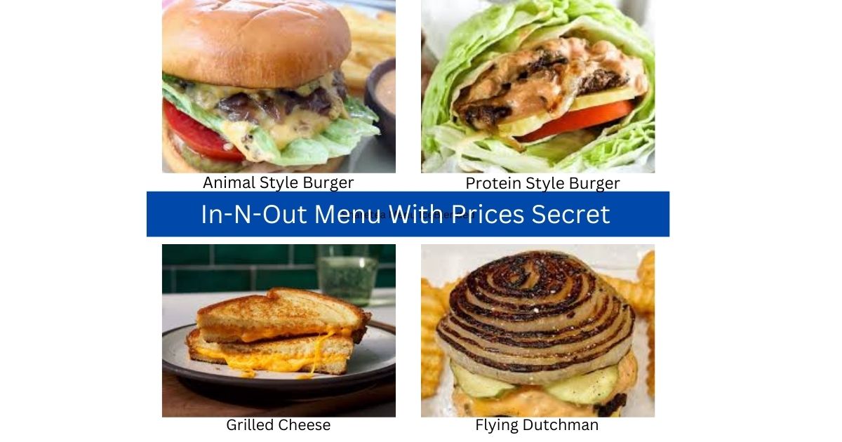 In-N-Out Menu With Prices